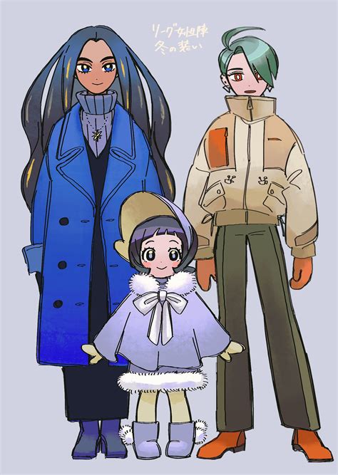 Rika Geeta And Poppy Pokemon And More Drawn By Lilly Oekaki