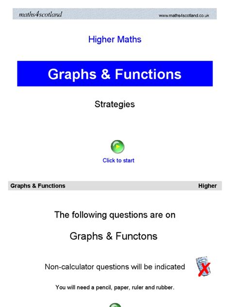 graphs and functions higher maths pdf sine function mathematics