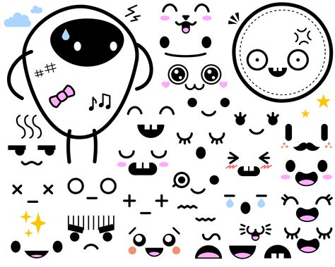 Kawaii Cute Faces Clipart Face Expressions Overlay Clip Art Png The Porn Sex Picture