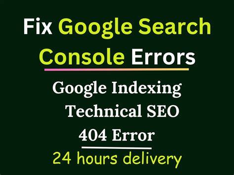 Fix Your Google Search Console Issues Errors And Index Optimization