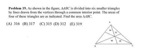 solved problem 19 as shown in the figure abc is divided