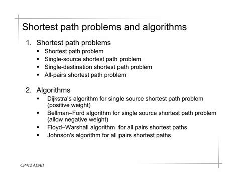 pdf shortest path problems and algorithms dokumen tips