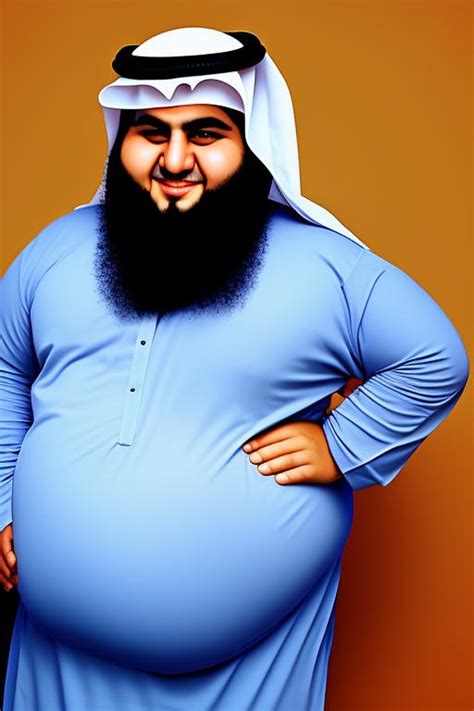 Fat Arab Man Imageeditorai