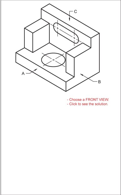 Orthographic To Isometric Drawing Exercises