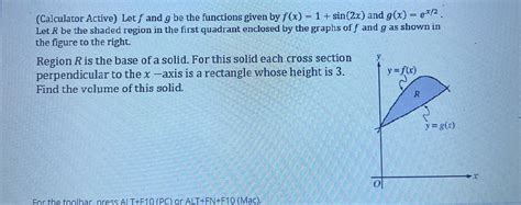 solved calculator active ﻿let f ﻿and g ﻿be the functions