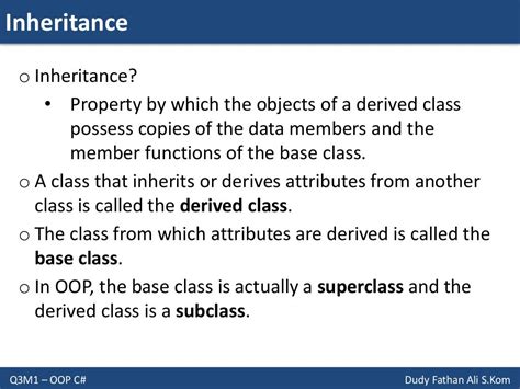 object oriented programming inheritance