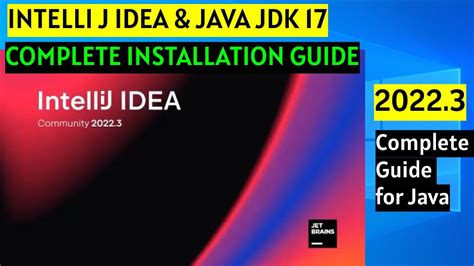 How To Install IntelliJ IDEA Java JDK 17 On Windows 10 64 Bit Update