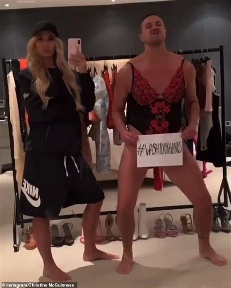 Christine And Paddy Mcguinness Don Racy Lingerie For Viral Tiktok Flip The Switch Challenge
