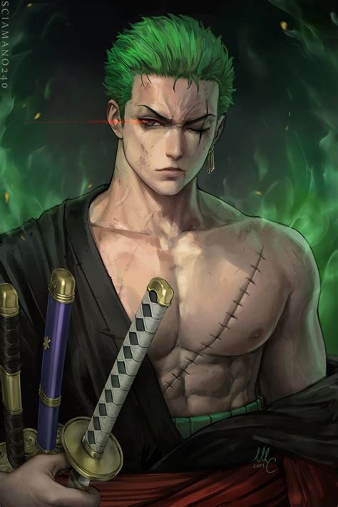 Roronoa Zoro One Piece Anime Fandoms Sciamano240 Artist Joyreactor