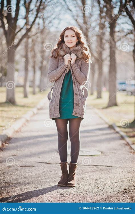 Mysterious Adorable Young Brunette Lady Portrait With Cute Face And Seducing Lips Professionally