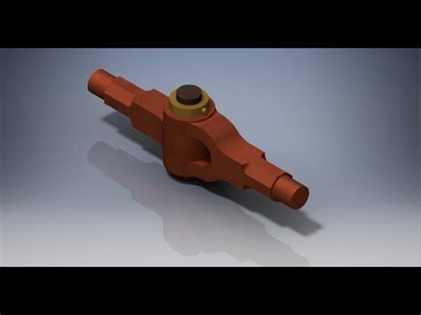 Knuckle Joint Autodesk Inventor Part Design And Assembly YouTube