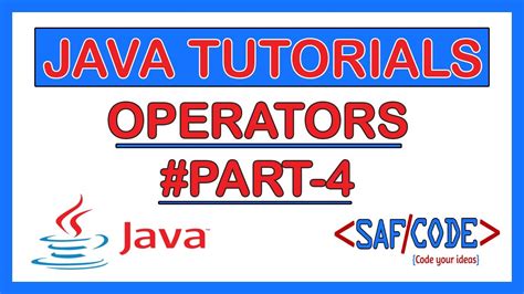 learn operators in java in hindi urdu part 4 youtube