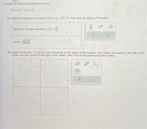 solved consider the following quadratic function