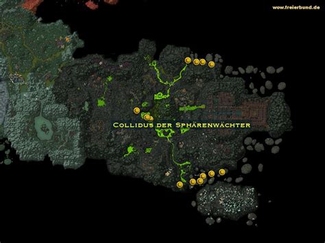 Collidus Der Sphärenwächter Monster Map And Guide Freier Bund World Of Warcraft