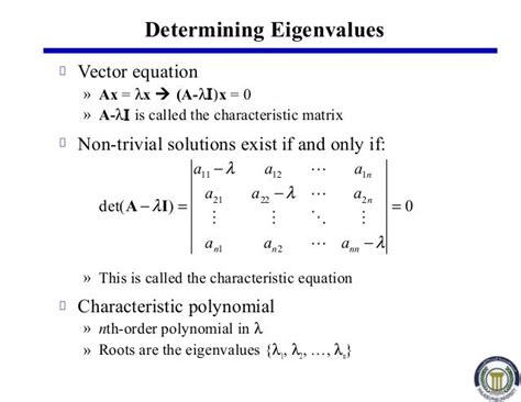 eigen values and eigen vectors