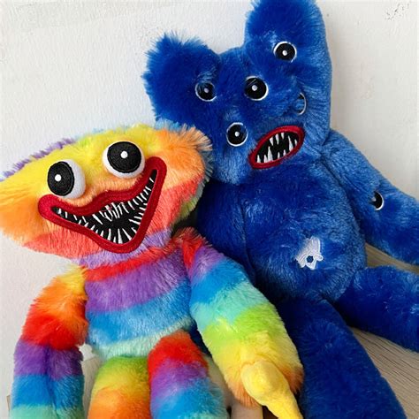 New Huggy Wuggy Plush Toys Multiple Eyes Poppy Playtime Game Hague Vagi Toys Kissy Missy Poppy