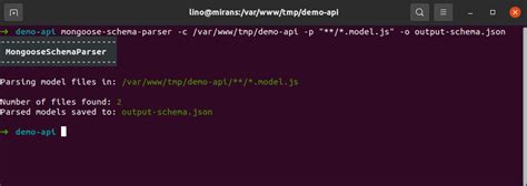 npm mongoose schema parser skypack