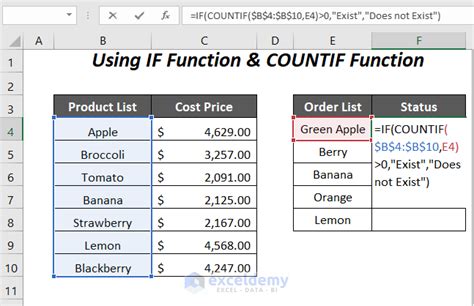 How To Check If Value Exists In Range In Excel 8 Ways ExcelDemy