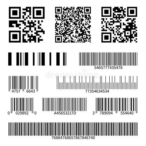 Barcodes Scan Bar Label Qr Code And Industrial Barcode Product