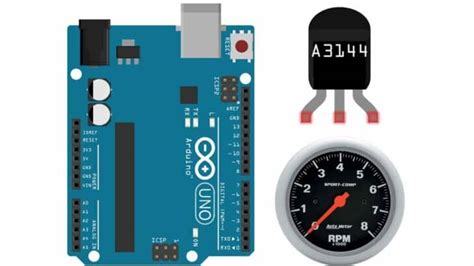 Construir tacómetro Arduino usando A3144 sensor de efecto Hall