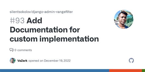 Add Documentation For Custom Implementation Issue 93 Silentsokolov
