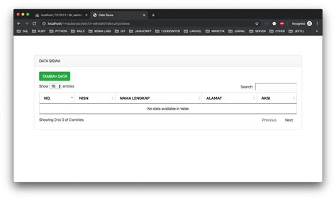 tutorial crud codeigniter dengan bootstrap 4 menampilkan data dari hot sex picture