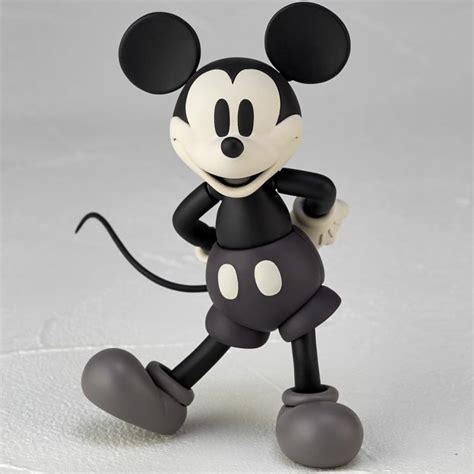 Monochrome Mickey Mouse Vintage Mickey Mouse Figure