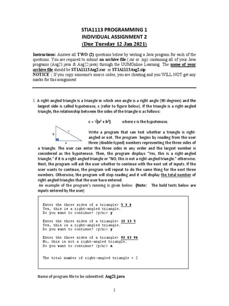 assignment 2 pdf triangle computing