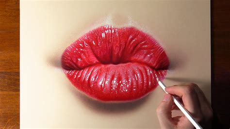 How To Draw Realistic Kiss Lips Lipstutorial Org