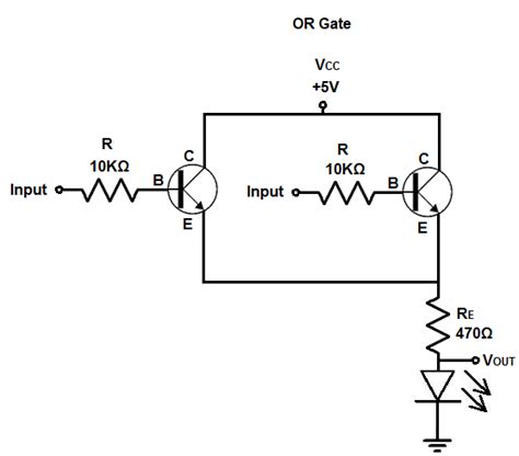 How To Build An Or Gate With Transistors
