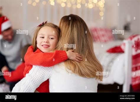 Mother And Daughter Embracing Each Other Stock Photo Alamy