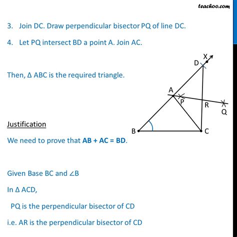 Construction 11 4 To Construct A Triangle Given Its Base Angle And