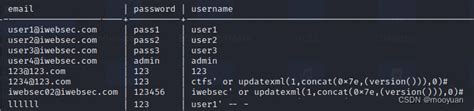iwebsec靶场 sql注入漏洞通关笔记13 二次注入 iwebsec二次注入 csdn博客