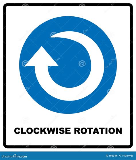 Clockwise Rotation Icon Arrow And Time Clock Icon Vector Eps10