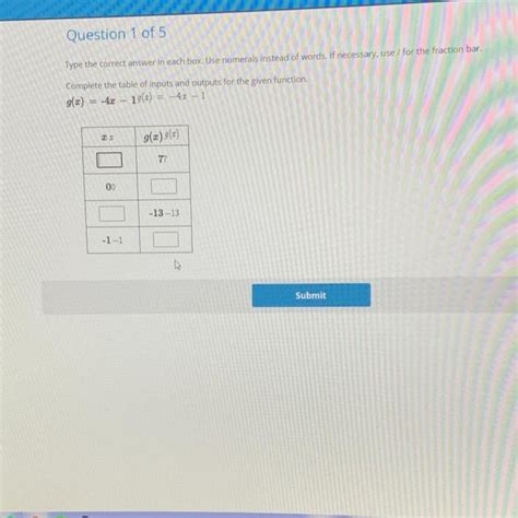 type the correct answer in each box use numerals instead of words if necessary use for the
