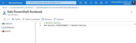 run powershell scripts with azure automation hybrid workers on premises using azure arc thomas