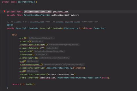 Java Springboot SecurityFilterChain Stack Overflow