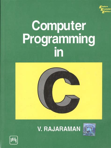 computer programming in c by v rajaraman pdf