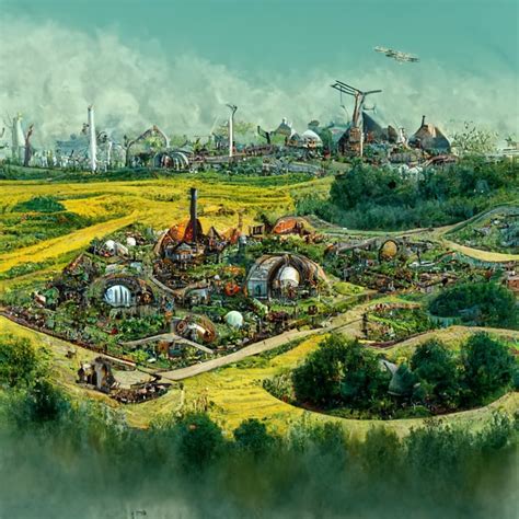 Prompthunt 2 5D Post Apocalyptic Fantasy Village Village Map