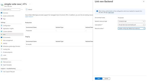 azure static web apps introduces api backend options