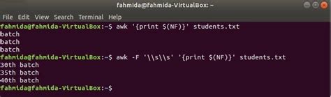 20 awk examples linux hint