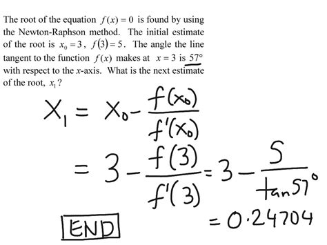 newton raphson method example math numerical methods nonlinear equations showme
