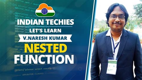 Nested Function In C Programming By V Naresh Kumar Lesson 38 YouTube
