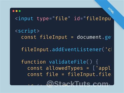 How To Get The Html S Input Element Of File Type To Only Accept Pdf