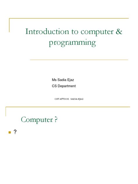 lec 1 itcandp pdf disk storage computer data storage