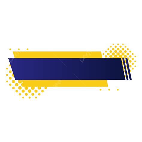 Yellow Banner Design Vector Png Images Blue And Yellow Text Banner Box