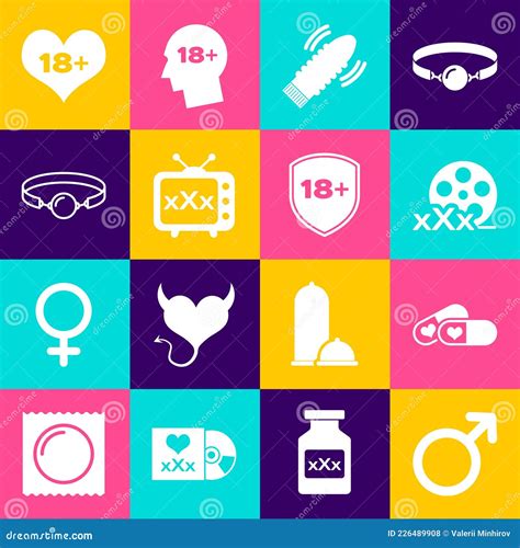 Set Male Gender Symbol Pills For Potency Film Reel With Sex Vibrator Sex Games Tv Old