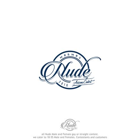 First Annual Mr Miss Nude Contest Logo Design Wettbewerb