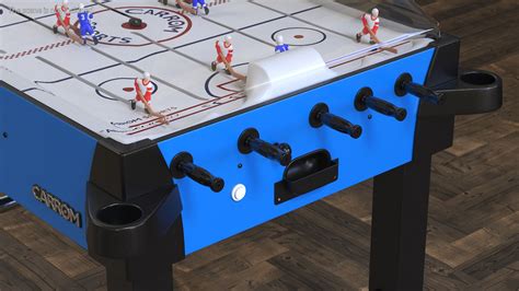 Carrom Signature Stick Hockey Table Rigged 3d Model 69 Max Free3d