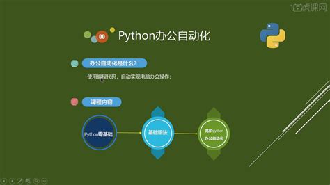 先导课 python办公自动化 办公职场教程 python（3） 虎课网